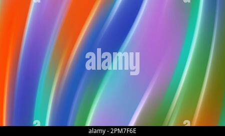 2D illustration of a vibrant bright blue sky with soft white clouds ...