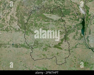 Zhytomyr, region of Ukraine. High resolution satellite map Stock Photo ...