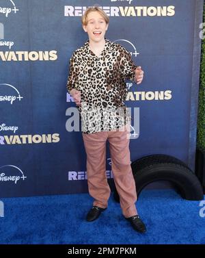Luke Busey arrives at the Disney+'s Original Series RENNERVATIONS Los ...