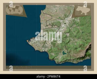 Sevastopol', autonomous republic of Ukraine. High resolution satellite ...
