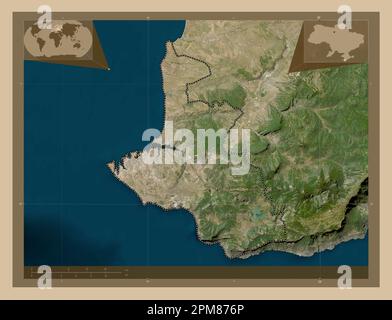 Sevastopol', autonomous republic of Ukraine. Low resolution satellite ...