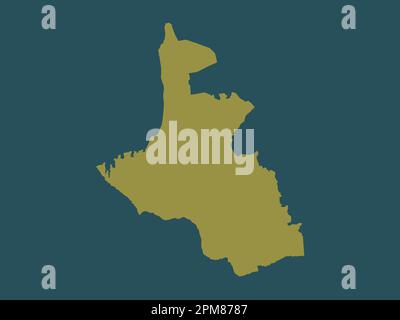 Sevastopol', autonomous republic of Ukraine. Solid color shape ...