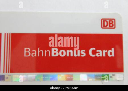Bahn Card / Bahn Bonus Card / DB Stock Photo - Alamy