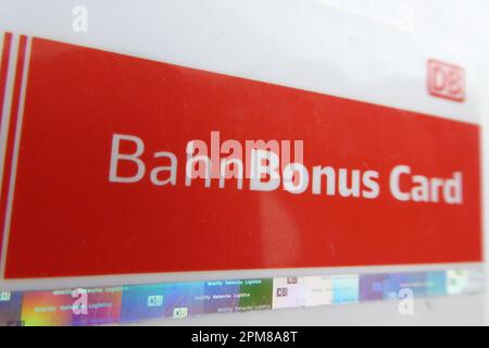 Bahn Card / Bahn Bonus Card / DB Stock Photo - Alamy