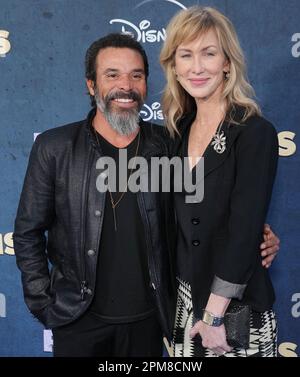 (L-R) Michael Irby and Susan Elena Matus arrives at the Disney+'s ...