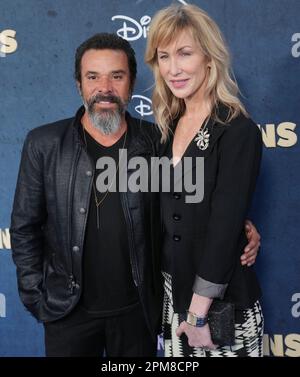 (L-R) Michael Irby and Susan Elena Matus arrives at the Disney+'s ...
