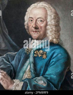 Georg Philipp Telemann German composer, 1681-1767 Stock Photo - Alamy