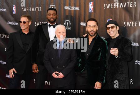 BURBANK, CALIFORNIA - APRIL 11: (L-R) Darren Moorman, Everett Osborne ...