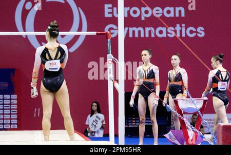 ANTALYA - From left to right Vera van Pol, Eythora Thorsdottir and ...