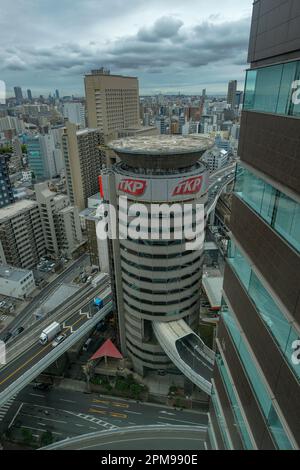 Osaka, Japan - March 24, 2023: The Gate Tower Building is a building in ...