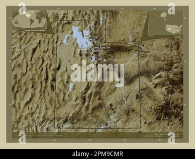 Map of As Salt City in Jordan Stock Photo - Alamy