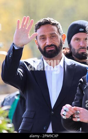 Cyril Hanouna attending inauguration of the Jean-Paul Belmondo ...
