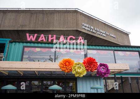 Wahaca restaurant at the Southbank Centre, Waterloo, London, SE1 ...