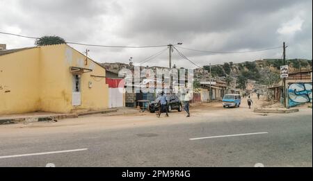 Luanda Angola - 12 16 2022: Panoramic view at the Luanda capital ...