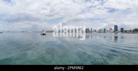 Luanda Angola - 12 03 2023: Panoramic view at the Luanda downtown, with ...