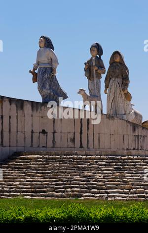 Statue of the Three Shepherd Children, Fatima, Portugal Stock Photo - Alamy