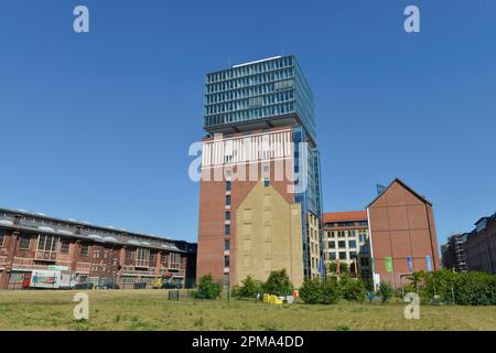 Narva Tower, Oberbaumcity, Friedrichshain, Berlin, Germany Stock Photo ...