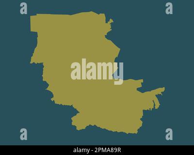 Jizzakh, region of Uzbekistan. Solid color shape. Locations and names ...