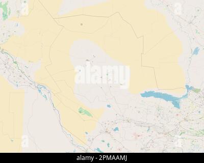 Navoi, region of Uzbekistan. Open Street Map. Locations and names of ...