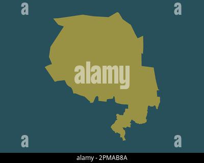 Navoi, region of Uzbekistan. Solid color shape. Locations and names of ...