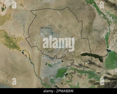 Navoi, region of Uzbekistan. High resolution satellite map. Locations ...