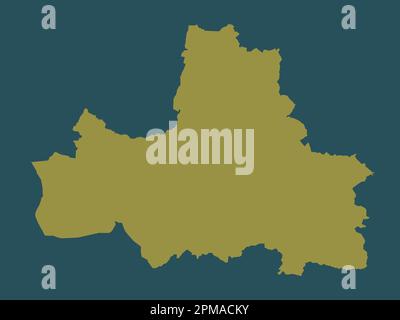 Samarkand, region of Uzbekistan. Solid color shape. Locations and names ...