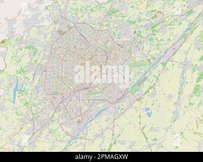 Tashkent City, city of Uzbekistan. Open Street Map. Locations and names ...