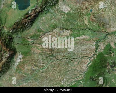 Apure, state of Venezuela. High resolution satellite map. Corner ...