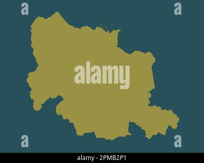 Shape of Carabobo, state of Venezuela, and its capital. Distance scale ...