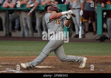 Trey Newman (15) of the Arizona State Sun Devils during a game against ...