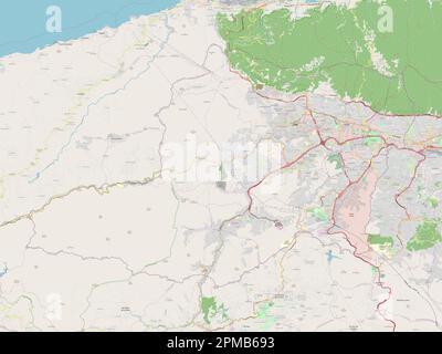 Distrito Capital, state of Venezuela. Open Street Map. Locations and ...