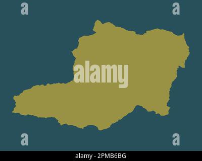 Distrito Capital, state of Venezuela. Solid color shape. Locations and ...