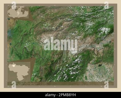 Lara, state of Venezuela. High resolution satellite map Stock Photo - Alamy