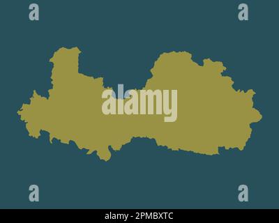 Bac Giang, province of Vietnam. Solid color shape. Locations and names ...