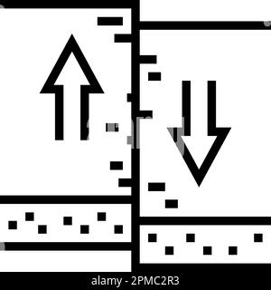 transform earthquake line icon vector illustration Stock Vector Image ...