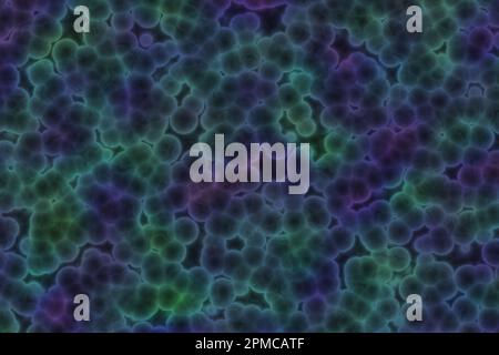 design amazing huge amount of bio bacterias computer graphics ...