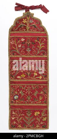 Wall Pocket; silk, metal Stock Photo - Alamy