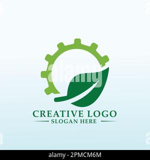 Robotics and Plants into a logo for Green Workforce Stock Vector Image ...