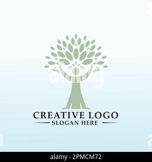 CBD brand Tree of Paradise logo design Stock Vector Image & Art - Alamy