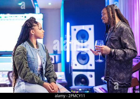 PRAISE THIS, from left: Chloe Bailey, Ilario Grant, 2023. ph: Jessica ...