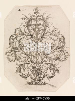 Print, Plate 4, from Die Folge der phantastischen Schmucksträβe (Suite ...
