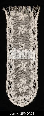 Sample End Of Lappet; linen; 1933-1-177 Stock Photo - Alamy
