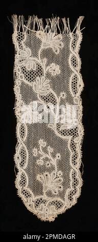 Sample End Of Lappet; linen; 1933-1-177 Stock Photo - Alamy