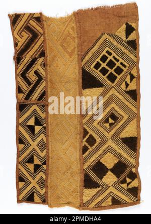 Raffia Cloth; Democratic Republic of the Congo, Kuba people; early 20th ...