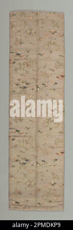 Panel (Japan); silk, metallic thread Stock Photo - Alamy