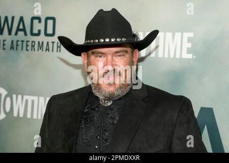 Actor Michael Vincent Berry attends the Showtime premiere of "Waco: The ...