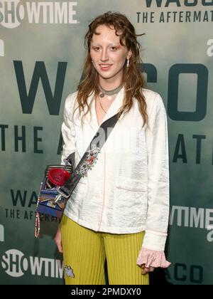 Recording artist Lucia Santina Ribisi attends the Showtime premiere of ...