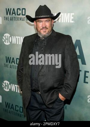 Actor Michael Vincent Berry attends the Showtime premiere of "Waco: The ...