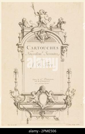 Print, Title page from ''Cartouches Nouvellement Inventez'', 18th ...