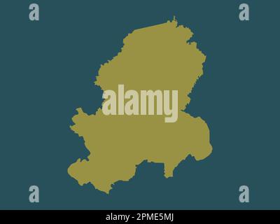 ong Nai, province of Vietnam. Solid color shape. Locations and names of ...